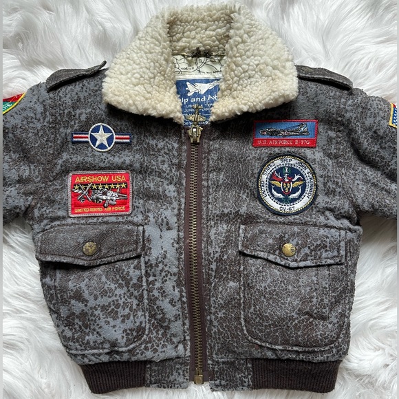 Up And Away | Jackets & Coats | Aviator Pilot Top Gun Bombers Childrens ...